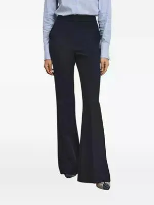 Veronica Beard Arden Flared Trousers - Blue