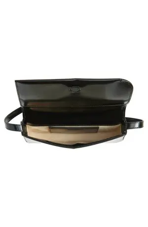 Jacquemus Le Curvo Leather Crossbody Bag - Black