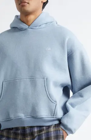 ERL Gender Inclusive Fleece Hoodie - Blue