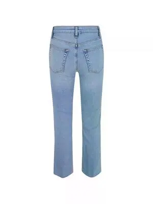 FRAME Belt-loop Pocket Cropped Jeans