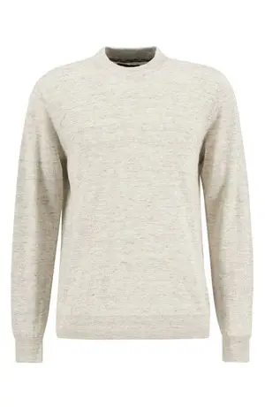 Barbour Flaxby Linen Blend Crewneck Sweater