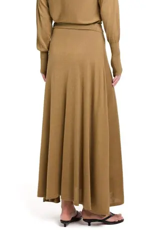 TWP Wool & Silk Knit Maxi Skirt