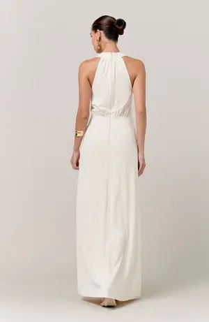 SAVEL Hennie Midi Dress - Ivory