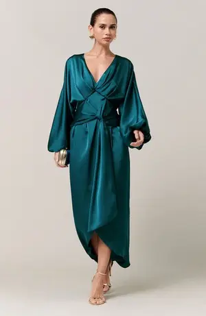 SAVEL Irena Midi Dress - Emerald