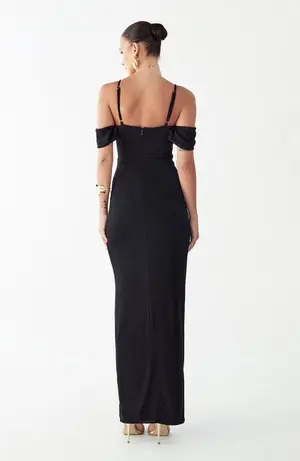 BWLDR Amie Maxi Dress - Black