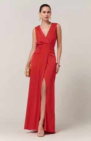 SAVEL SAVEL Reannah Maxi Dress Red