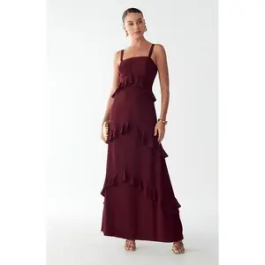 BWLDR Cheri Maxi Dress - Plum