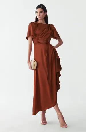 WILLA Narissa A-line Midi Dress