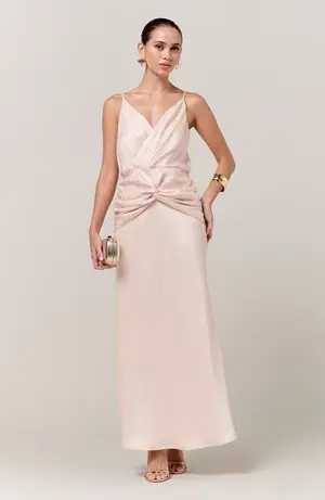 SAVEL Paula Midi Dress - Pale Pink