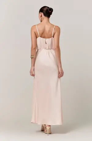 SAVEL Paula Midi Dress - Pale Pink