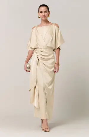 SAVEL Josylin Midi Dress - Champagne