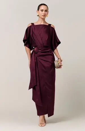 SAVEL Josylin Midi Dress - Plum