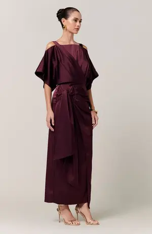 SAVEL Josylin Midi Dress - Plum