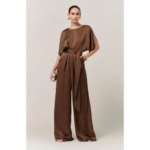 SAVEL Mona Jumpsuit - Chocolate