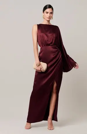 SAVEL Harlow Maxi Dress - Burgundy