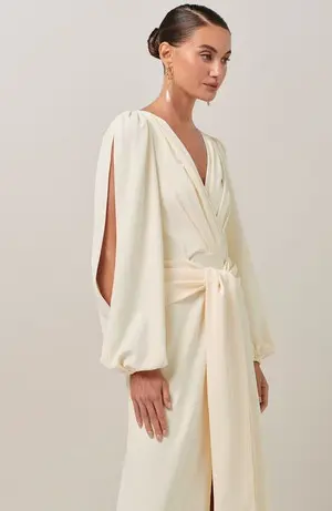 SAVEL Jonah Midi Dress - Ivory