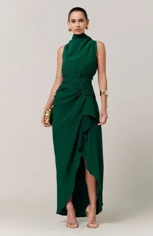 SAVEL Ursula Midi Dress - Emerald
