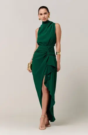 SAVEL Ursula Midi Dress - Emerald