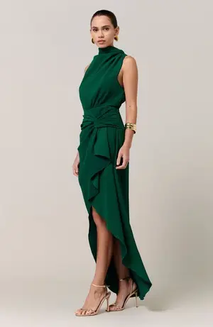 SAVEL Ursula Midi Dress - Emerald