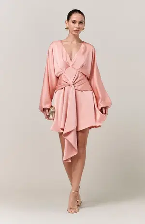 SAVEL Irena Mini Dress - Peach