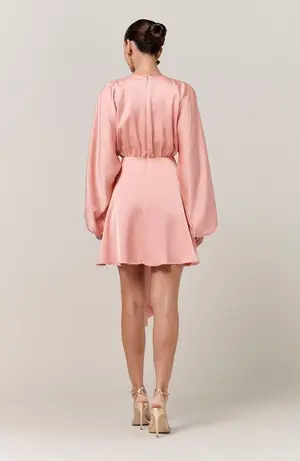 SAVEL Irena Mini Dress - Peach