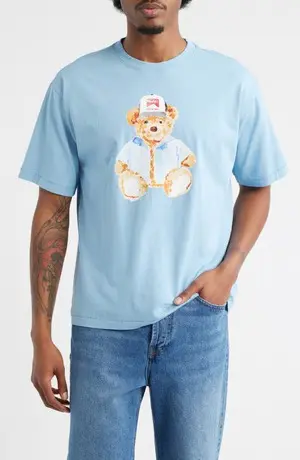 MARKET Watercolor Teddy Bear Graphic T-shirt