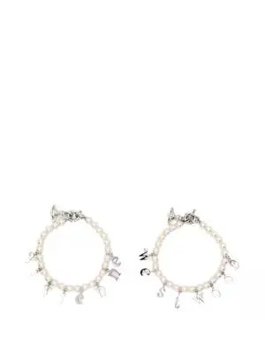 VIVIENNE WESTWOOD Pearl Charm Bracelet - Silver