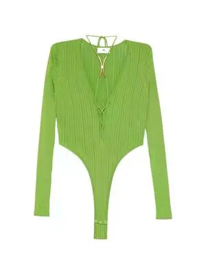 Elisabetta Franchi Ribbed Bodysuits