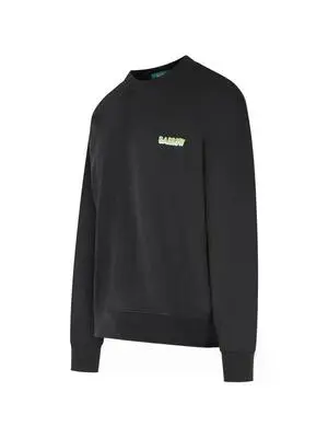 BARROW Logo-print Crew-neck Sweatshirt - Black