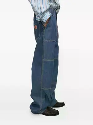 Acne Studios Belted Wide-leg Trousers