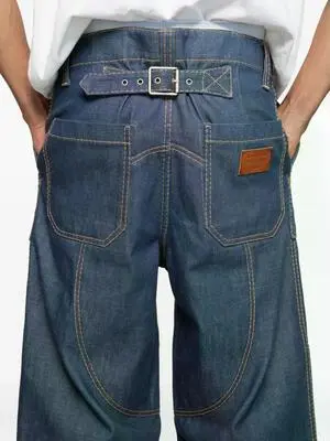 Acne Studios Belted Wide-leg Trousers