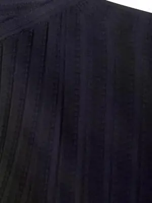 Emporio Armani Ribbed Pleated Dress