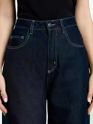 MARQUES' ALMEIDA Floral-cuff Wide-leg Jeans
