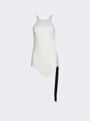 Rick Owens Racer Back Tank Top Milk Wash - White
