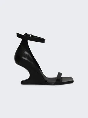 Rick Owens Cantilever Minimal Sandal - Black