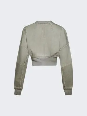 Rick Owens Flight Cropped Jacket Sand