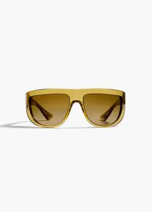 Khaite X Oliver Peoples 1974c Sunglasses - Dark Honey / Amaretto Gradient