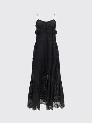 Isabel Marant Étoile Sangallo Cotton Maxi Dress - Black