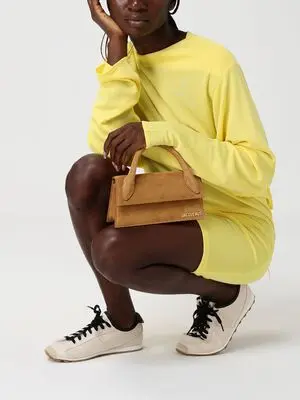 Jacquemus Le Chiquito Long Suede Bag - Camel