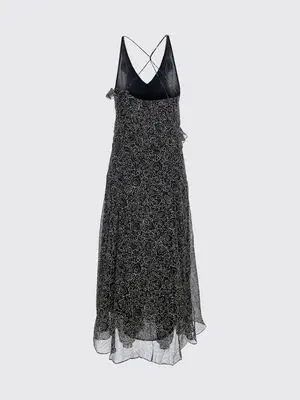 Isabel Marant Étoile Floral Midi Dress - Black
