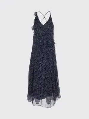 Isabel Marant Étoile Floral Midi Dress - Blue