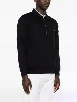Moncler Zip-up Polo Shirt With Chest Pocket