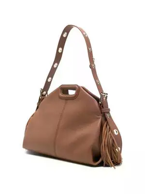 Maje Fringed Leather Tote Bag