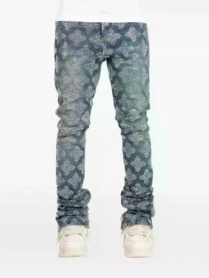 GUAPI Crystal-embellished Jeans