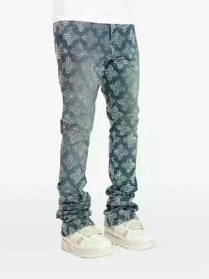 GUAPI Crystal-embellished Jeans
