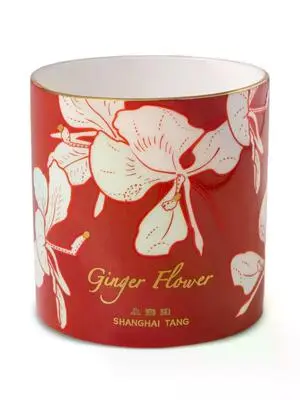 Shanghai Tang Tang Ginger Flower Mug - Red