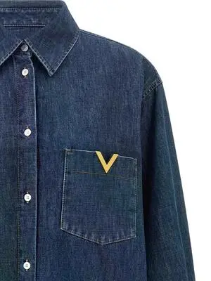 Valentino Garavani V-gold Pocket Shirt