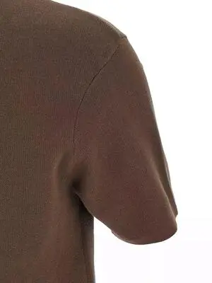 ENTIRE STUDIOS Mercerized Crew Neck T-shirt - Brown