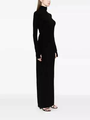 Norma Kamali Long-sleeve Maxi Dress
