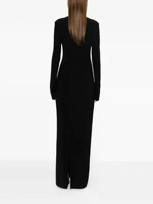Norma Kamali Long-sleeve Maxi Dress
